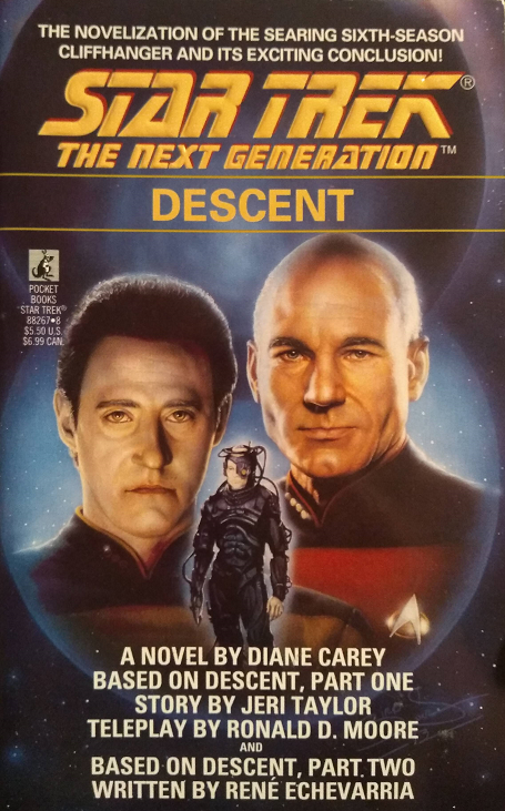 #119: Descent (TNG episode novelization) – Deep Space Spines